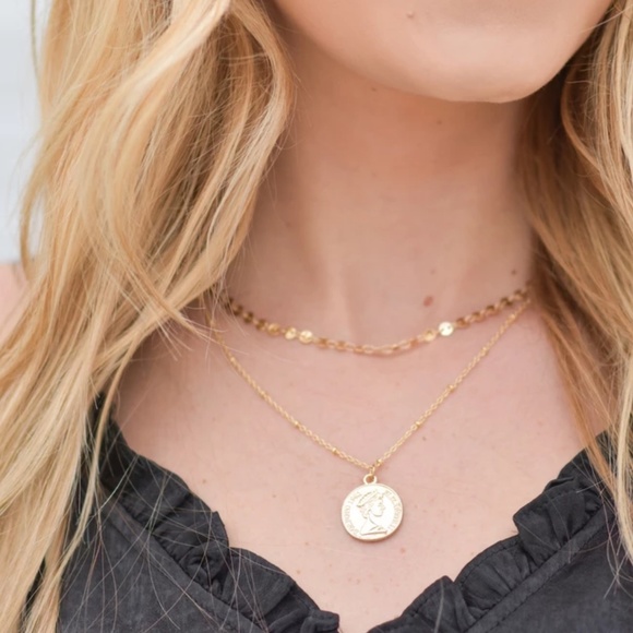 Jewelry | Layered Coin Necklace | Poshmark